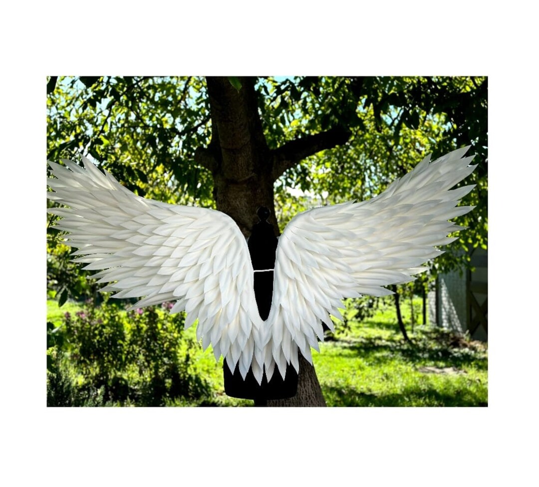 Large White Angel Wings, EVA Cosplay Wings (70 Inch) - Etsy