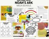 Noah's Ark Mega Bundle Genesis 6-9 Kids Bible Study W/ - Etsy