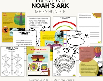 Noah Ark Coloring - Etsy