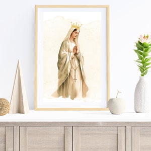Our Lady of Fatima Art Printable, Fatima Prayer Printable, O My Jesus ...
