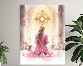Catholic Wall Art. Blessed Sacrament. Minimalist - Etsy