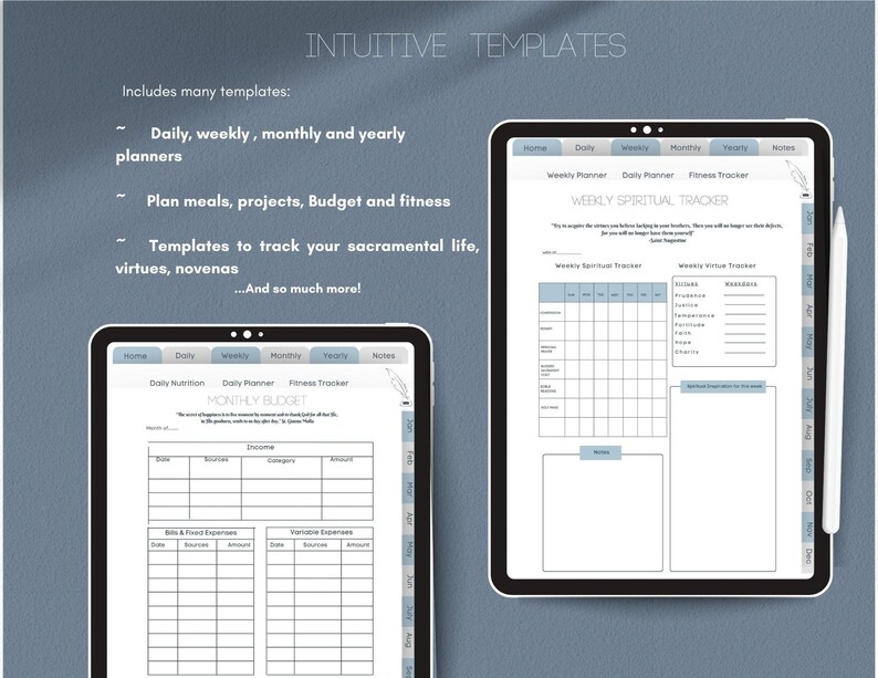 Ultimate Catholic Digital Daily Planner 2023 INSTANT DIGITAL - Etsy