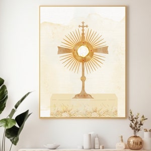 Eucharist Wall Art Bundle Printable, Eucharist Revival, Blessed Sacrament,catholic Wall Art ...