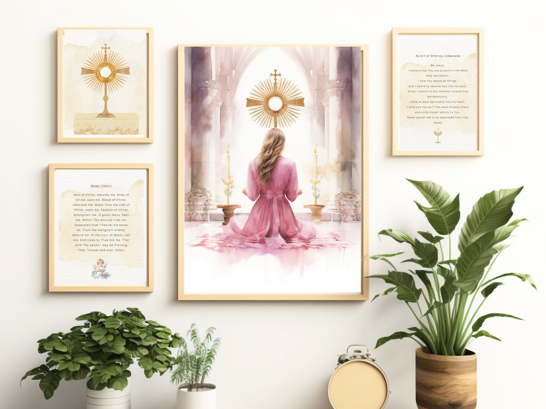 Eucharist Wall Art Bundle Printable, Eucharist Revival, Blessed ...
