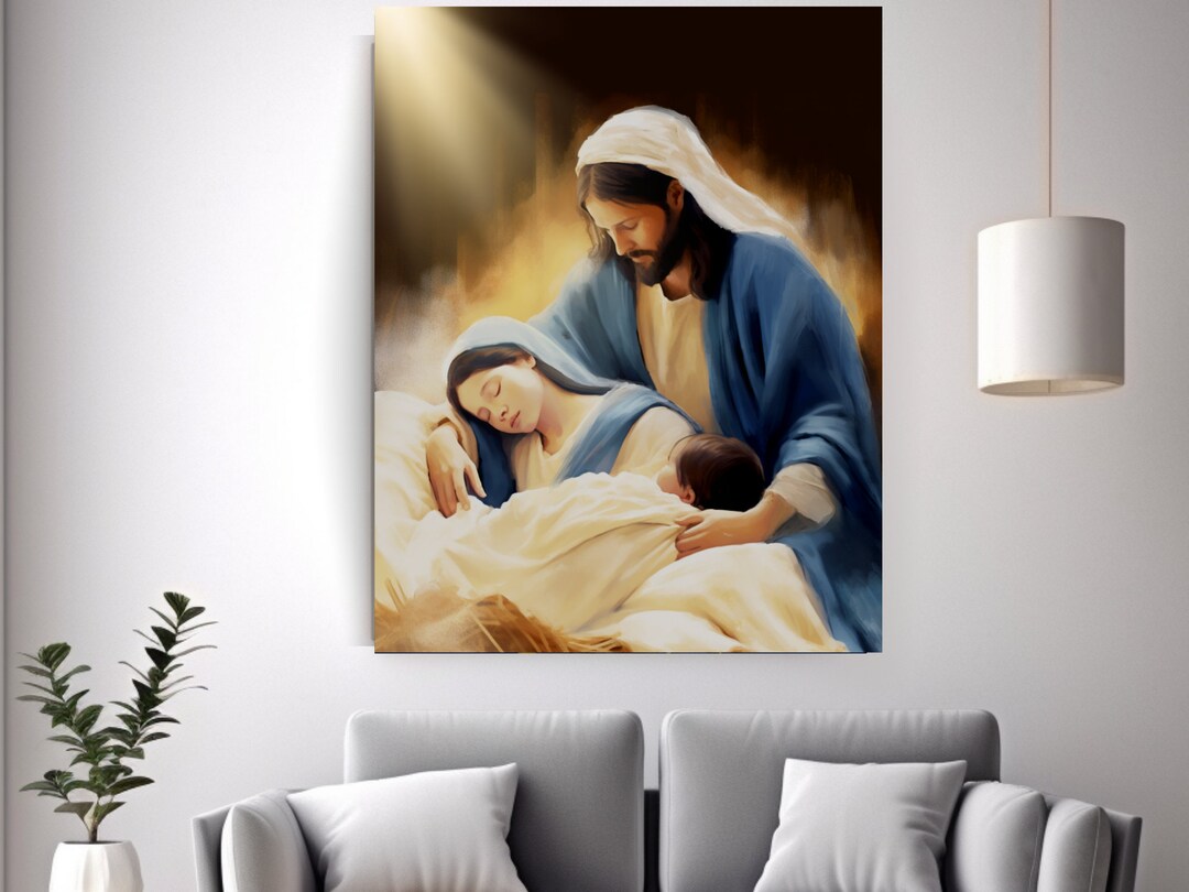 Holy Family Satin Posters (210gsm), Saint Art, Catholic Print ,catholic ...