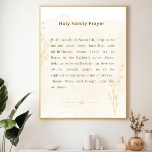 Holy Family in the Kitchen Cooking Digital Prints Bundle, Catholic ...