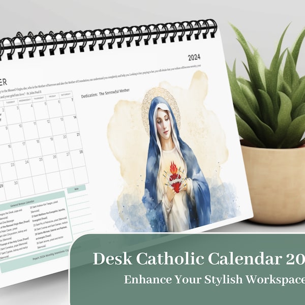 2024 2025 Catholic Calendar - Etsy