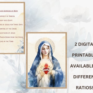 Our Lady of Sorrows, the Sorrowful Mother Mary Digital Downloads ...