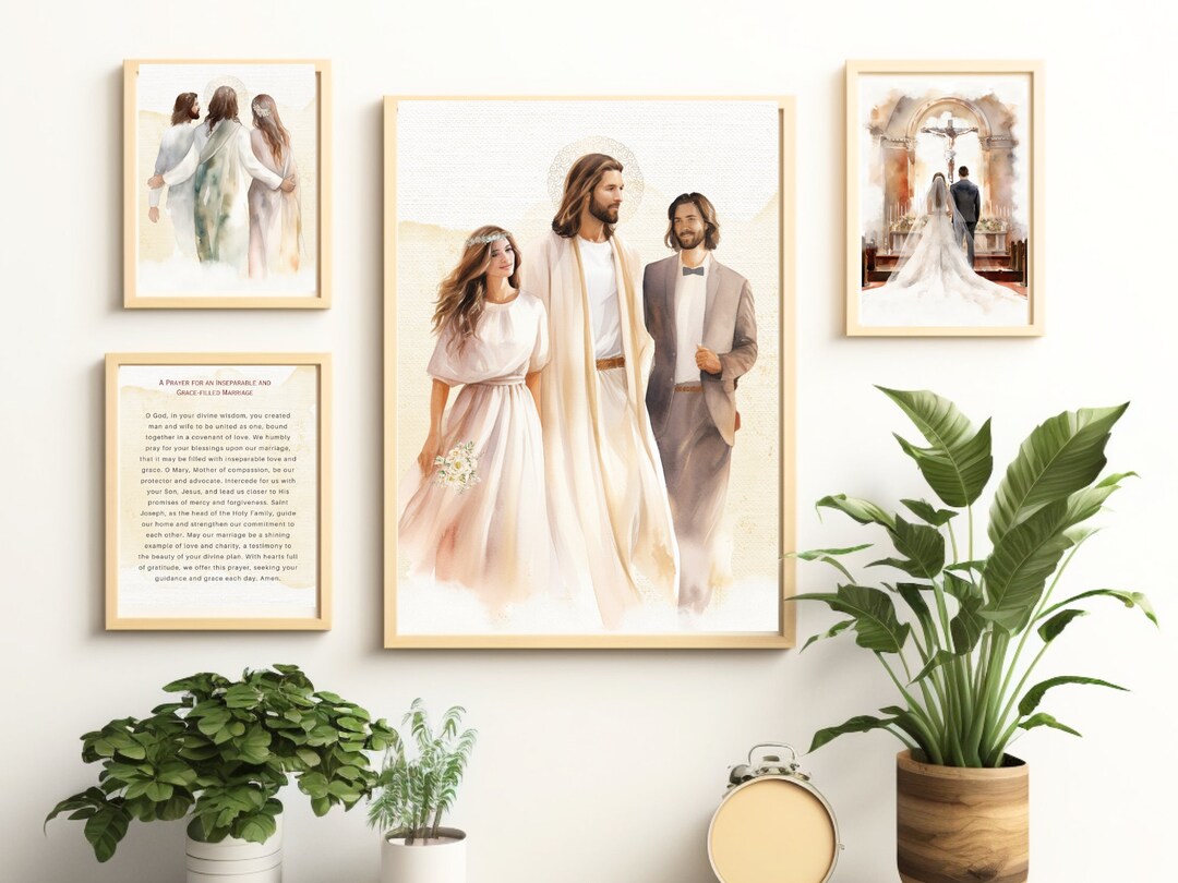 Catholic Wedding Printable Bundle,gift for Engagement,catholic Couple ...