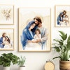 St. Joseph and Baby Jesus Canvas Prints, Saint Art, St. Joseph Canvas ...