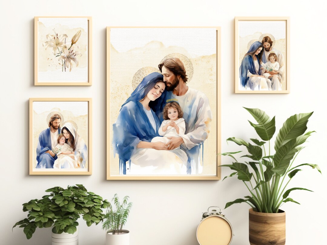 Holy Family: the Divine Harmony Digital Prints Bundle - Catholic ...