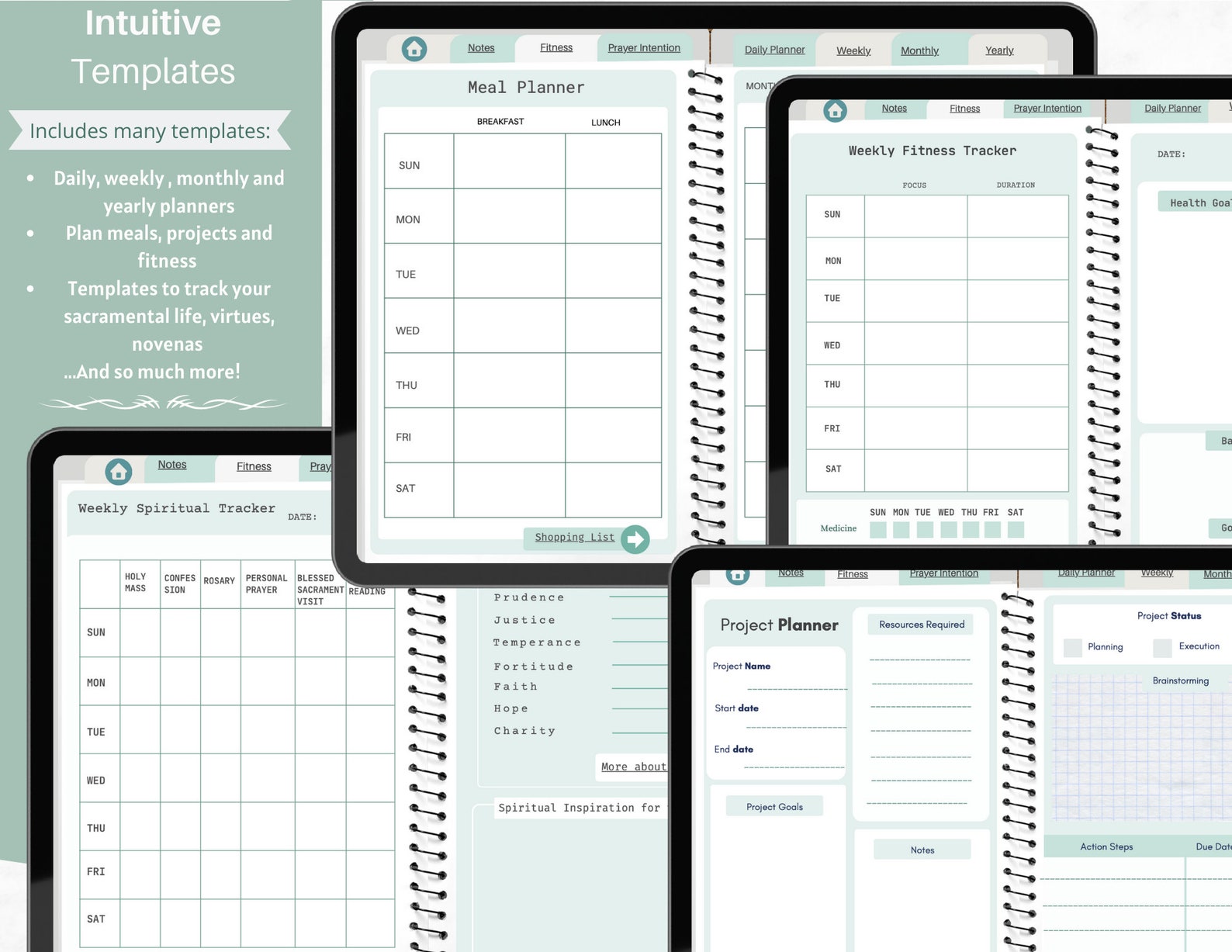 Ultimate Catholic Digital Daily Planner 2022 2023 INSTANT - Etsy