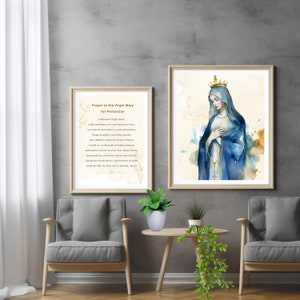 Mother Mary’s Blue Mantle Digital Art ,under Your Protection,our Lady ...
