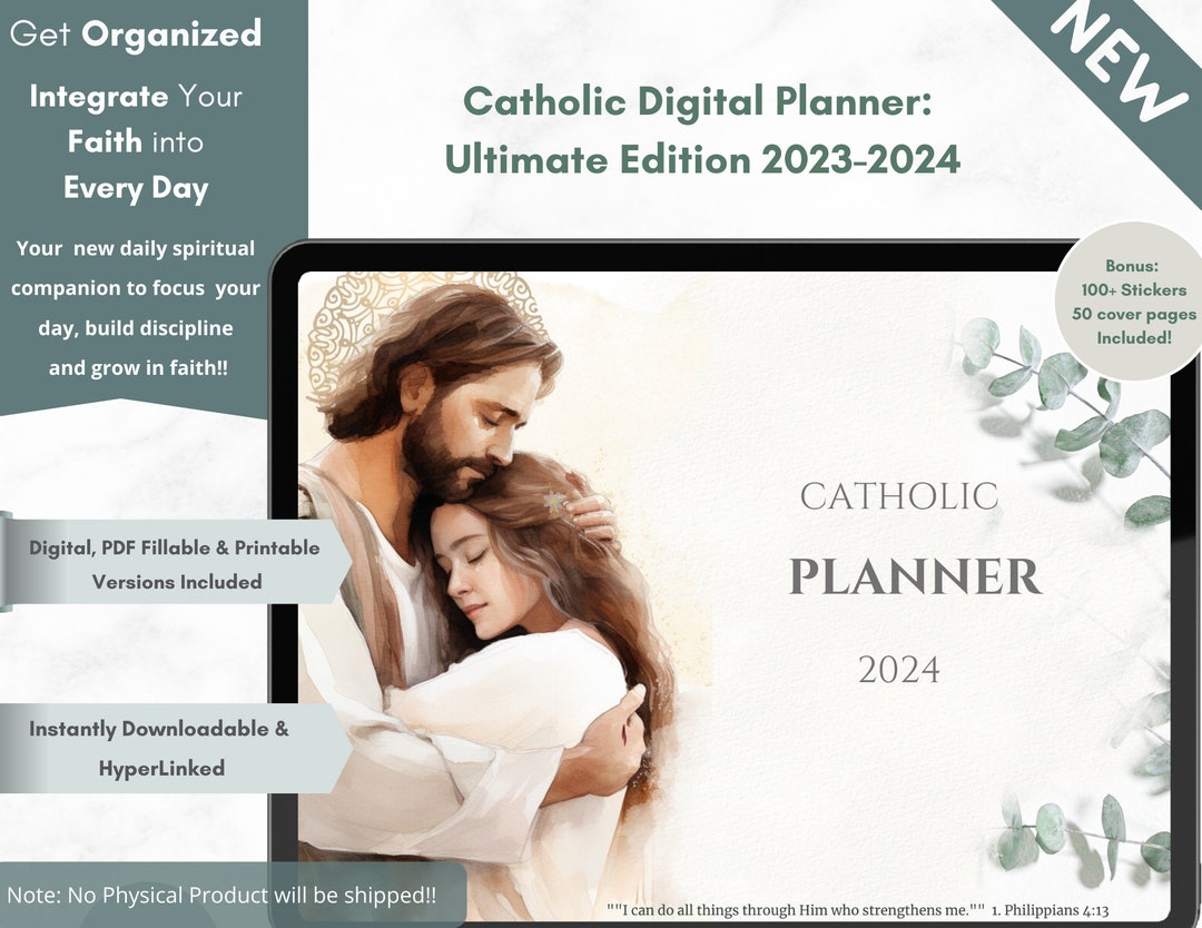 Ultimate Catholic Digital Daily Planner 2023-2024 INSTANT - Etsy