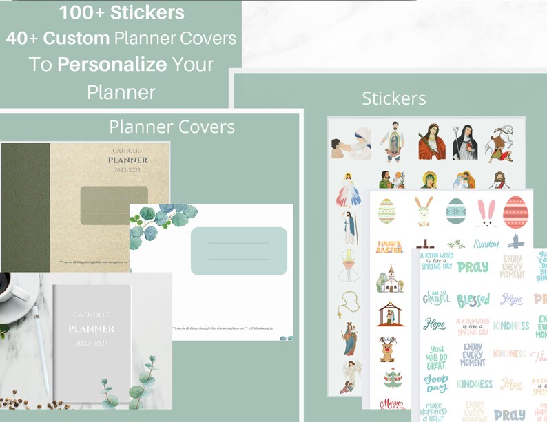 Ultimate Catholic Digital Daily Planner 2022 2023 INSTANT - Etsy