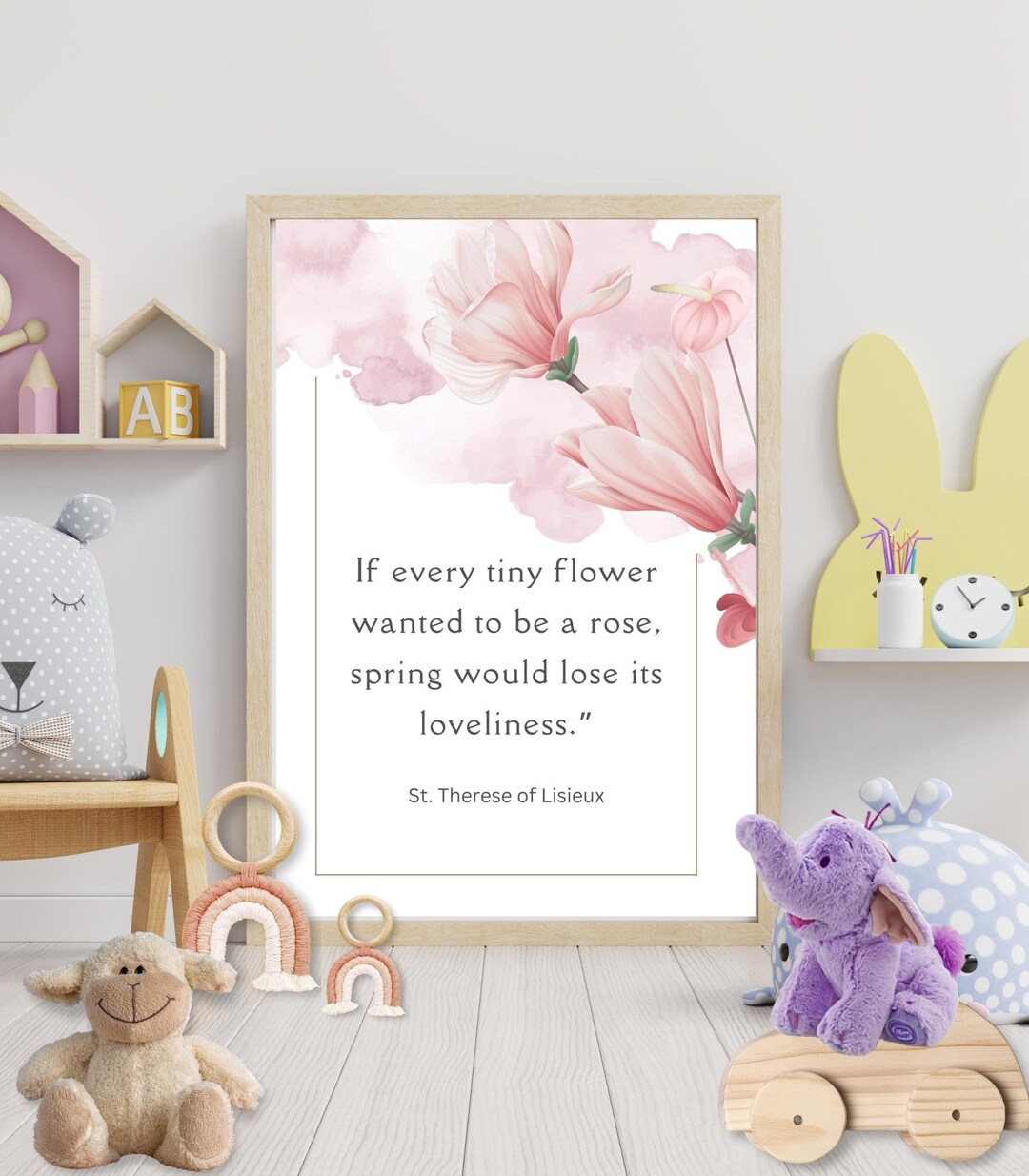 St. Therese of Lisieux Quote Printable, Catholic Wall Decor, Saints ...