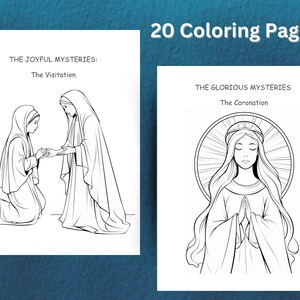 How to Pray the Rosary, Catholic Kids Printable Prayer Bundle ...