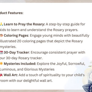 How to Pray the Rosary, Catholic Kids Printable Prayer Bundle ...