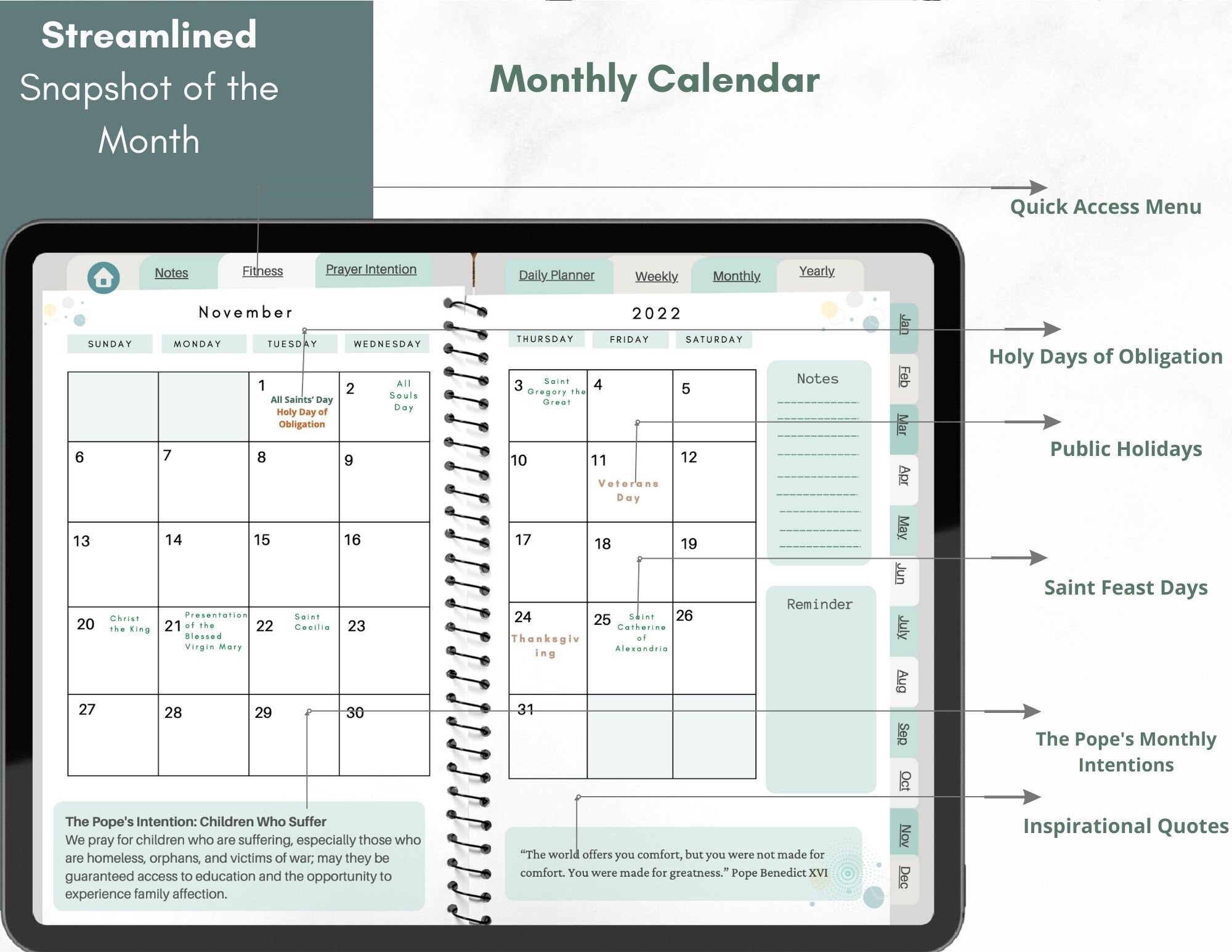 Ultimate Catholic Digital Daily Planner 2023 INSTANT DIGITAL - Etsy