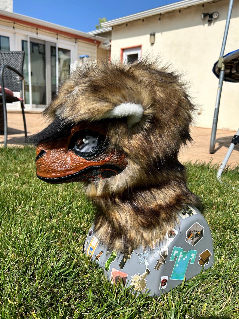 READ DESCRIPTION Mq-hq Dino Mask Fursuit Premade - Etsy