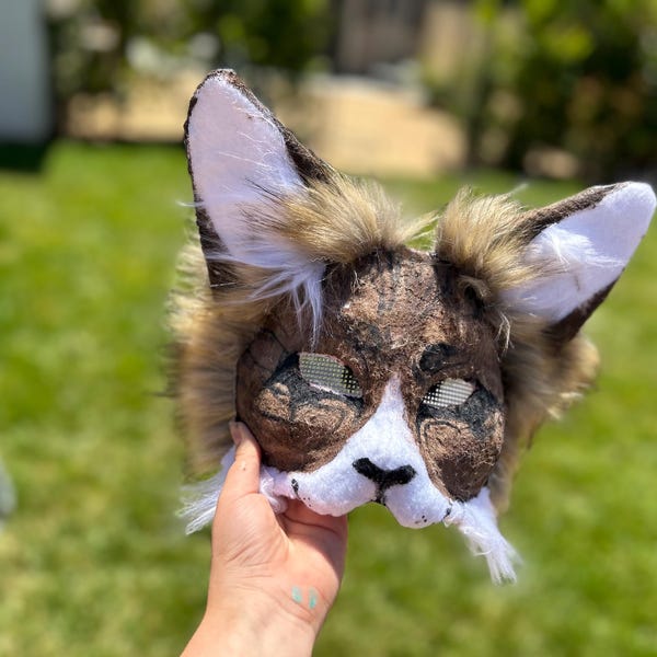 Furry Mask - Etsy
