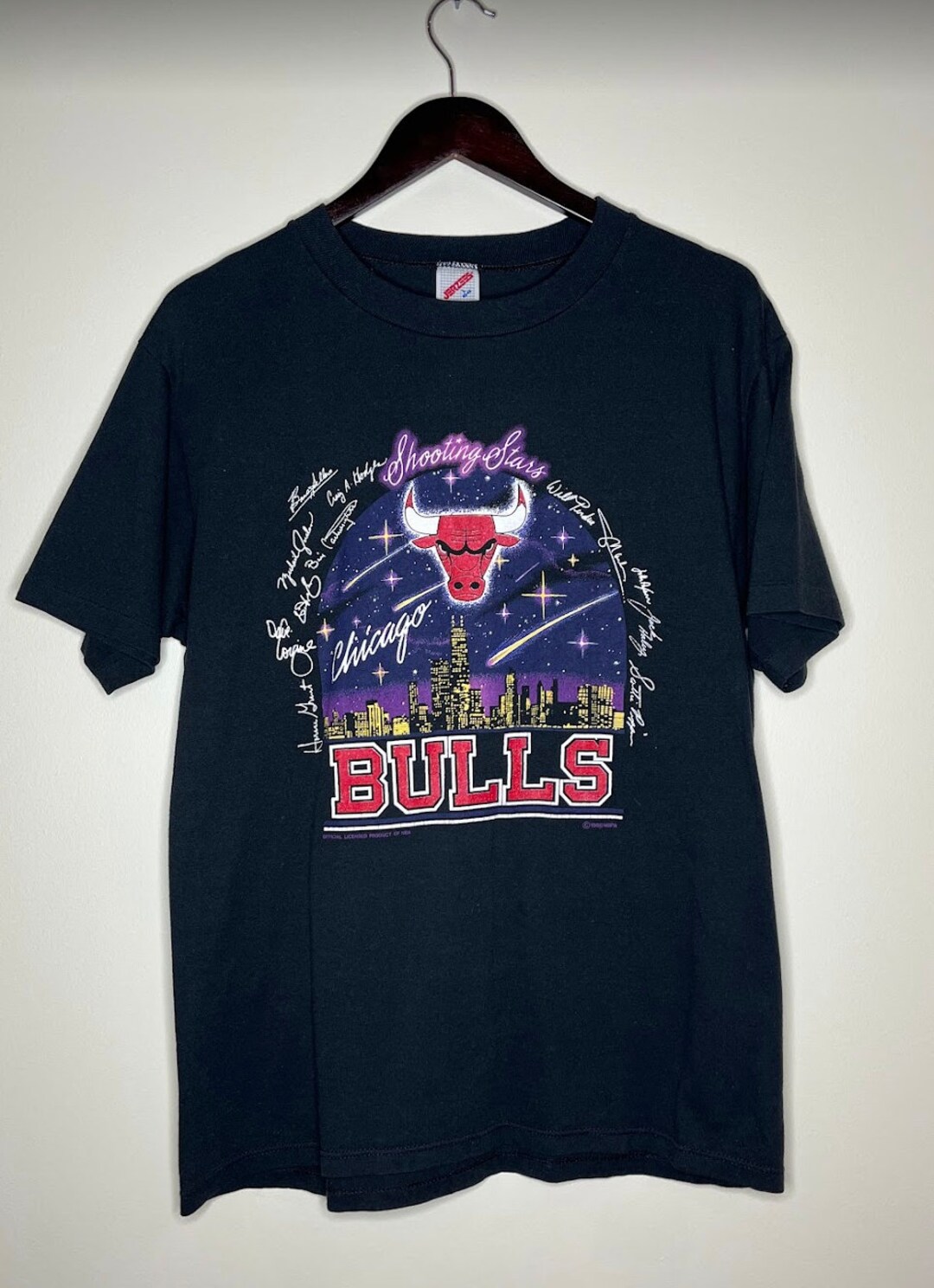 Vintage Chicago Bulls Shooting Stars 1988 NBA T-shirt Large - Etsy