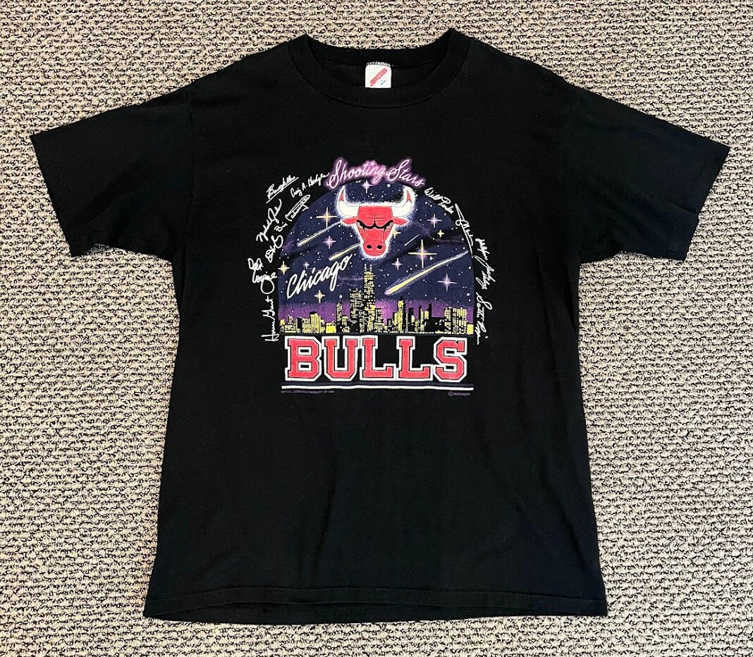 Vintage Chicago Bulls Shooting Stars 1988 NBA T-shirt Large - Etsy