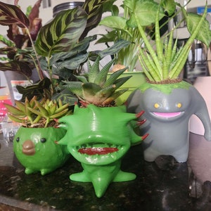 Morbol Seedling Succulent Planters | 3D Printed | XIV | FFVIX | Minion ...