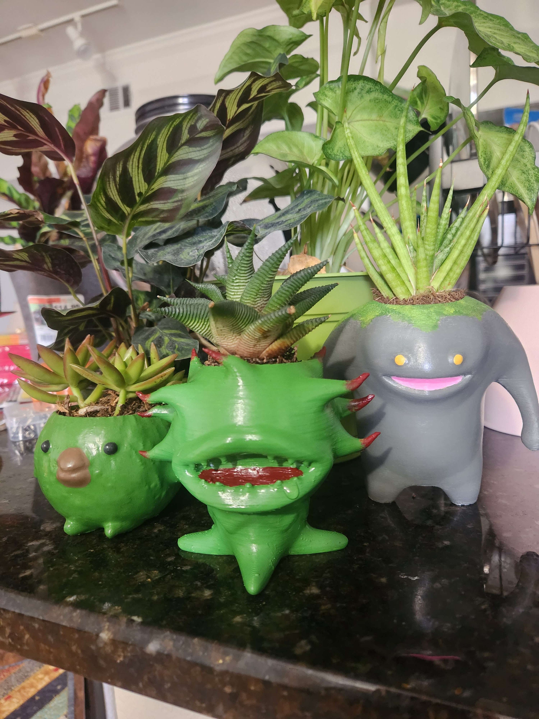 Morbol Seedling Succulent Planters | 3D Printed | XIV | FFVIX | Minion ...