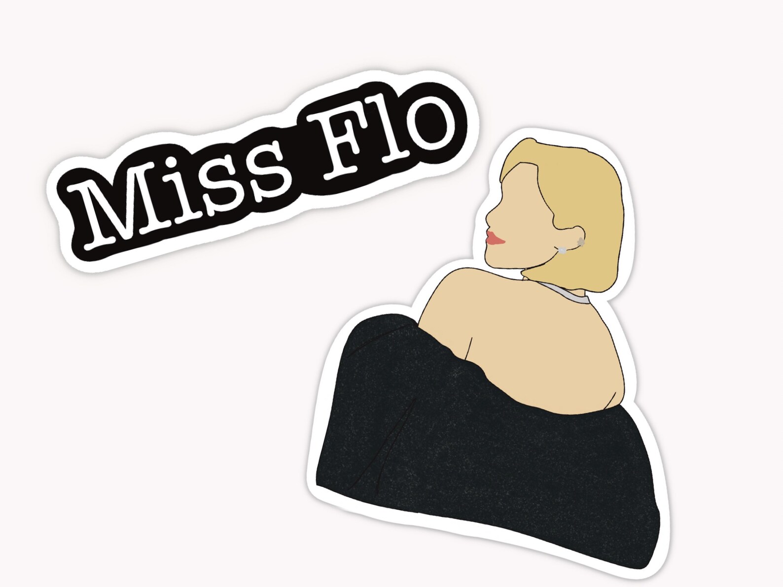 Miss Flo Sticker Set Florence Pugh Inspired Stickers Pop - Etsy