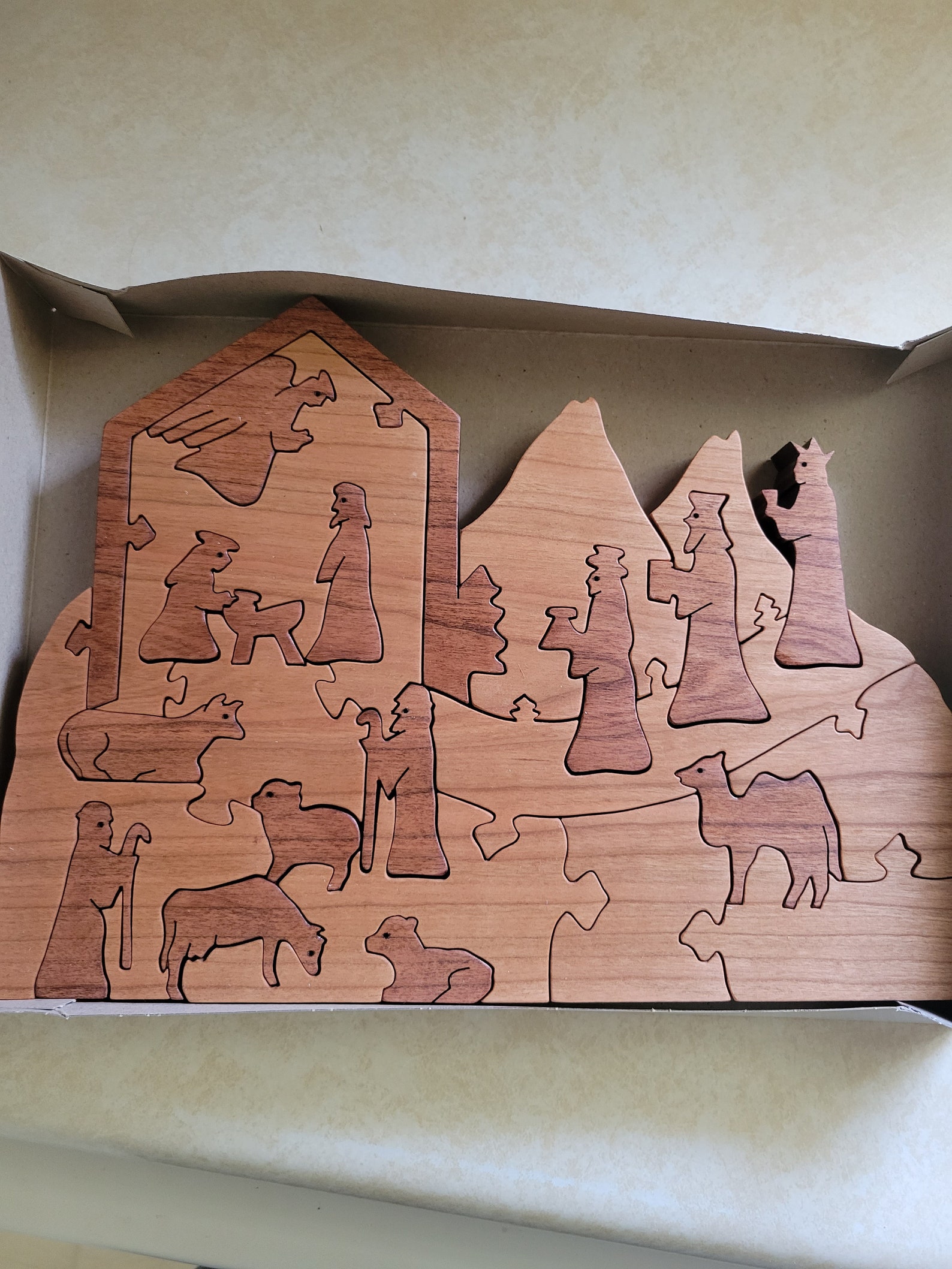 Nativity Scene Puzzle - Etsy