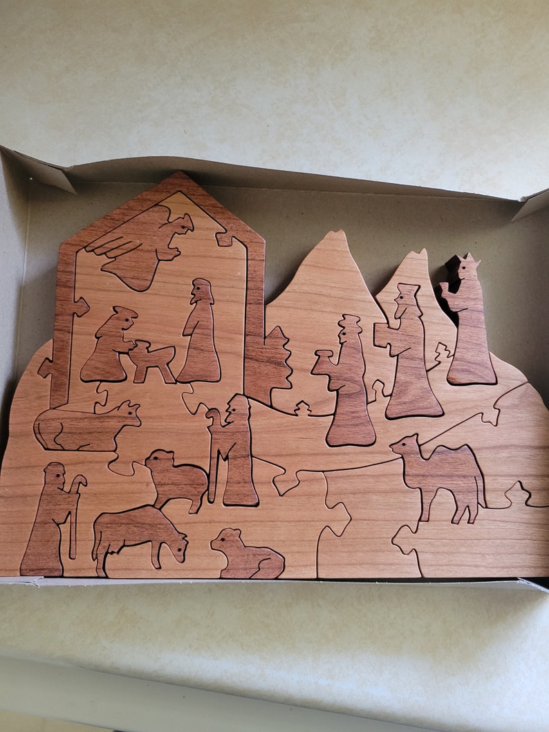 Nativity Scene Puzzle - Etsy
