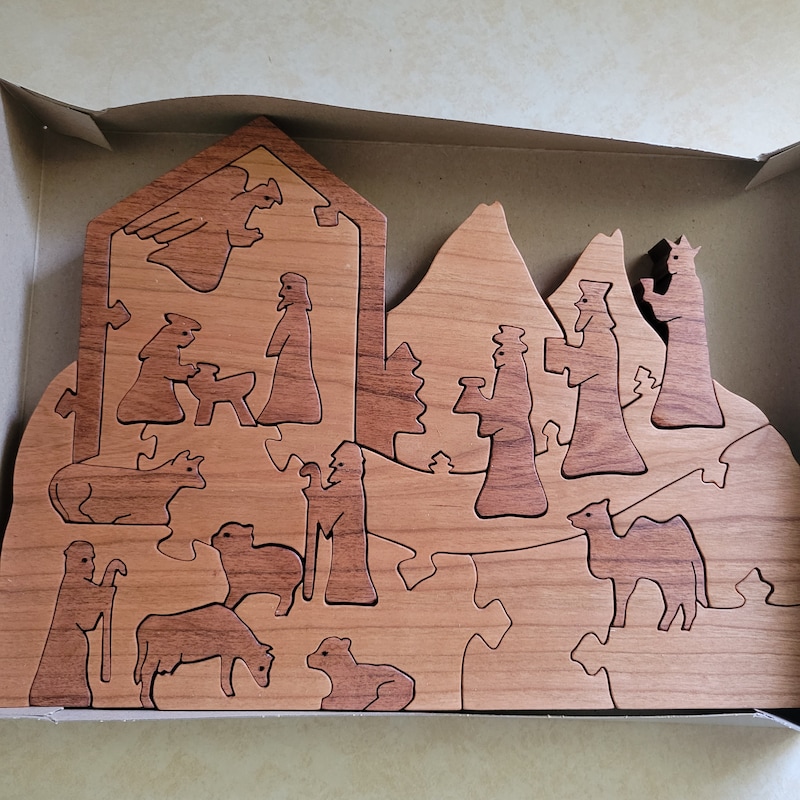 Nativity Puzzle - Etsy