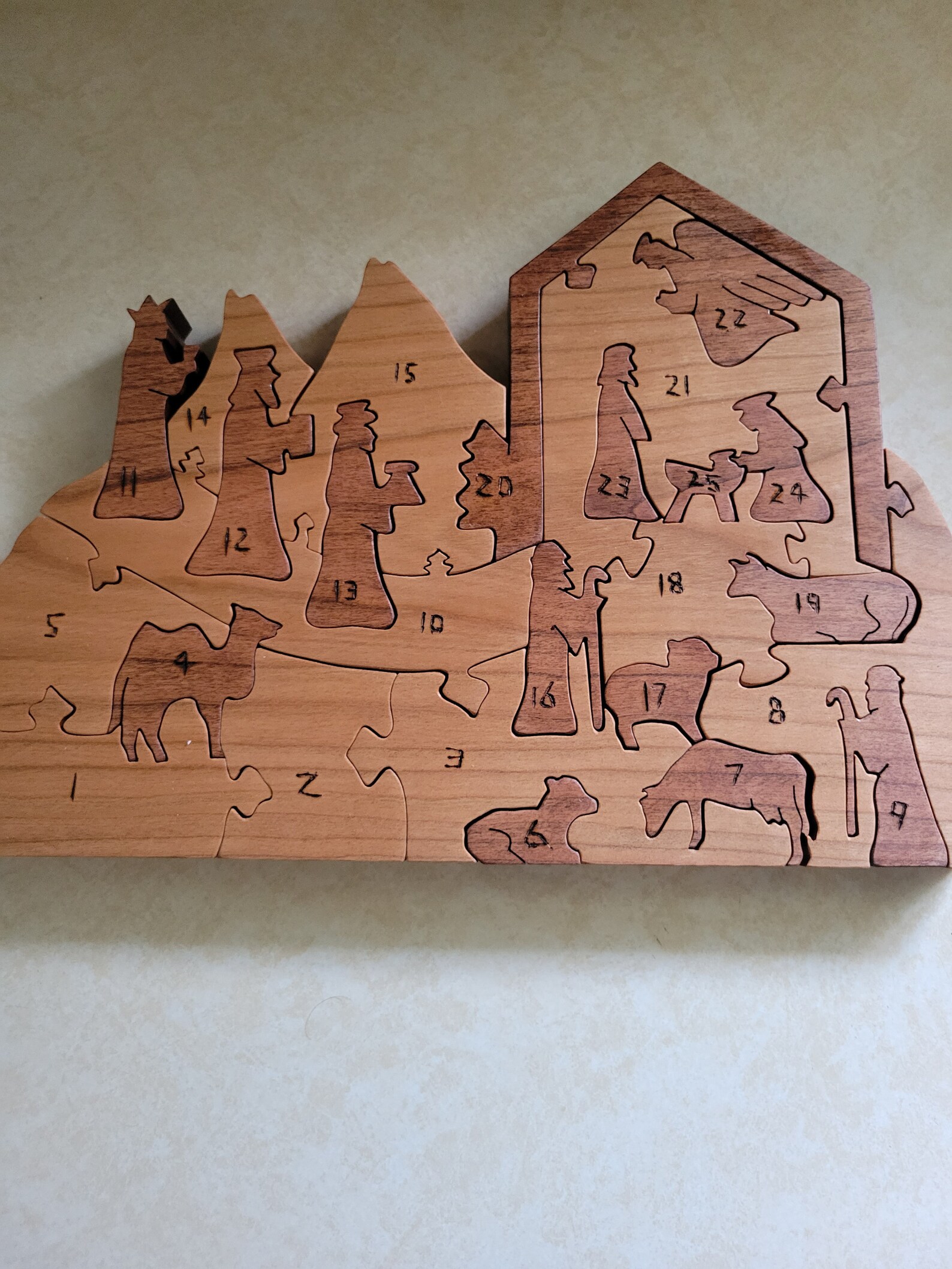 Nativity Scene Puzzle - Etsy