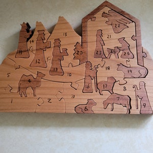 Nativity Scene Puzzle - Etsy