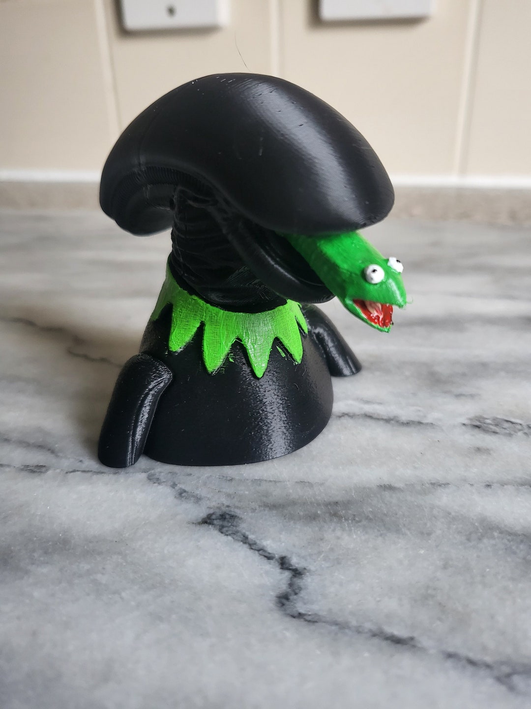 Kermit the Xenomorph! - Etsy