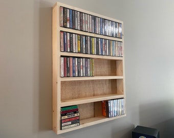 Cassette Tape Display Shelf 48 Cassette Capacity Display - Etsy