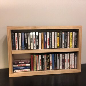 Cassette Tape Display Shelf (48 Cassette Capacity Display Shelf) - Etsy