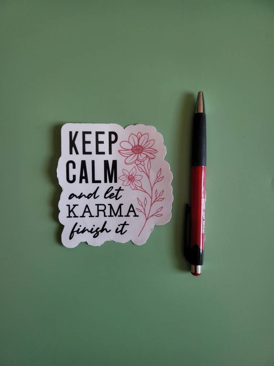 Karma Sticker - Etsy