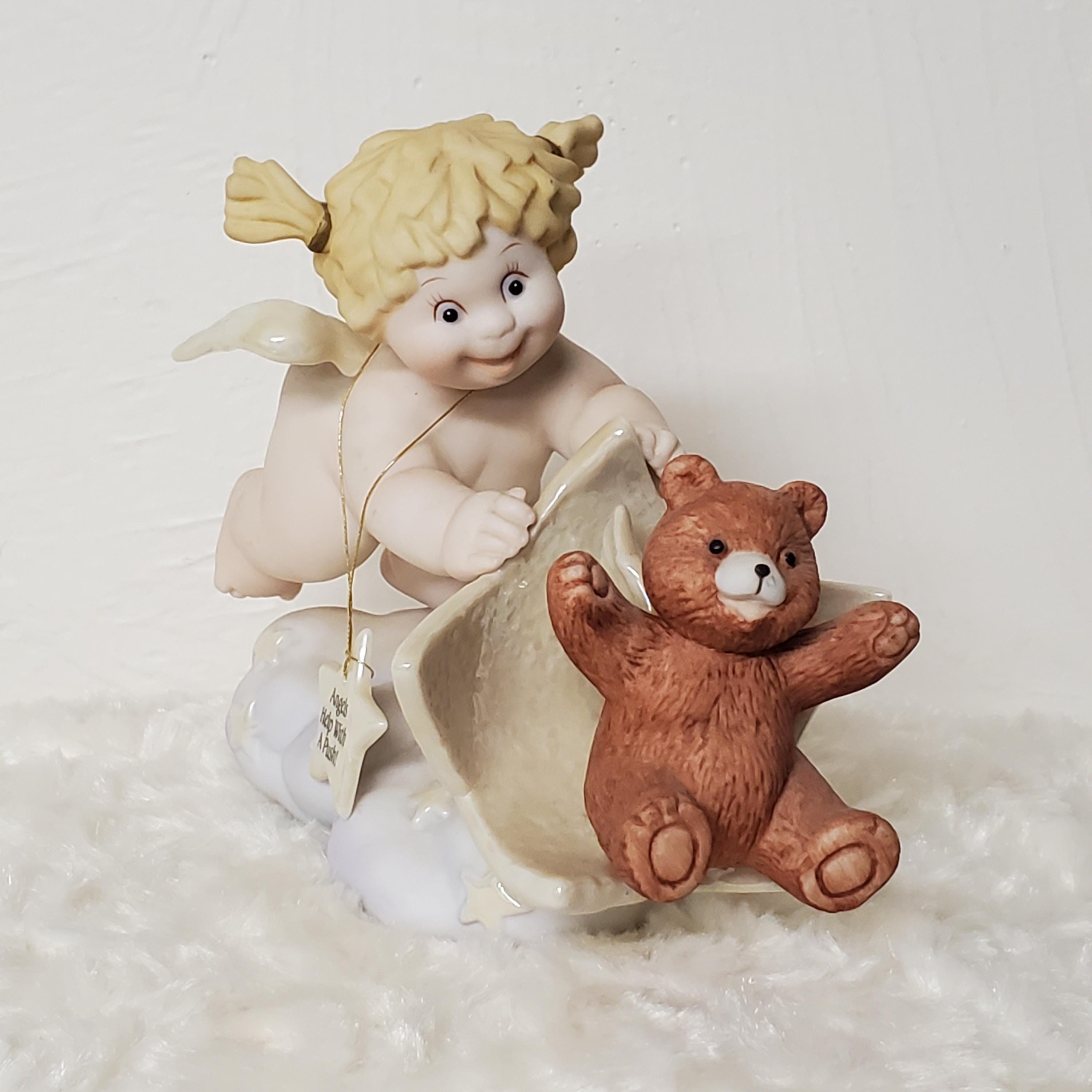 5.5" Fitz & Floyd Little Miracles "angels Help With a Push" Cherib ...