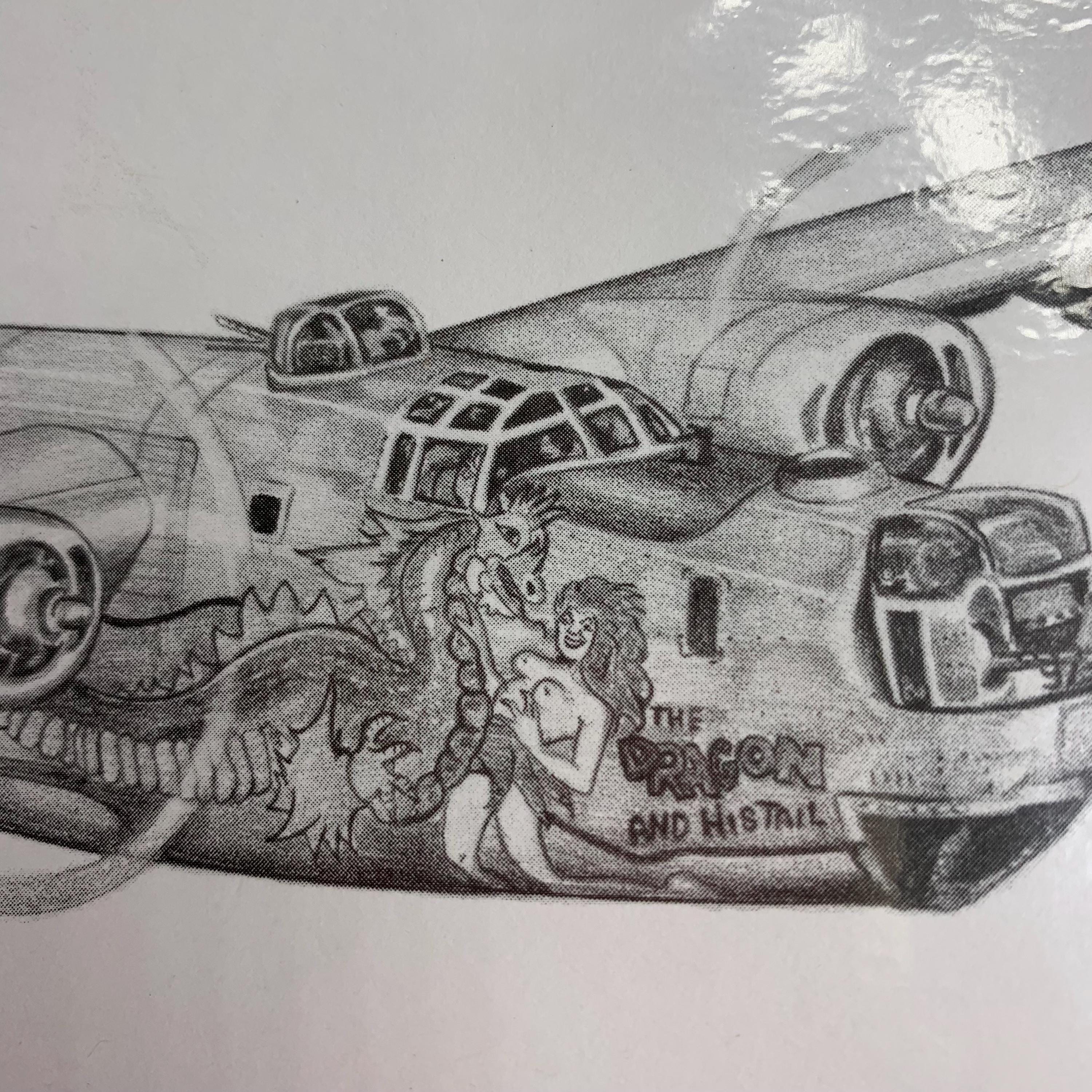 B-24 Liberator, Dale Adkins Art, Pencil Sketch, 11x14 Print in Sleeve ...