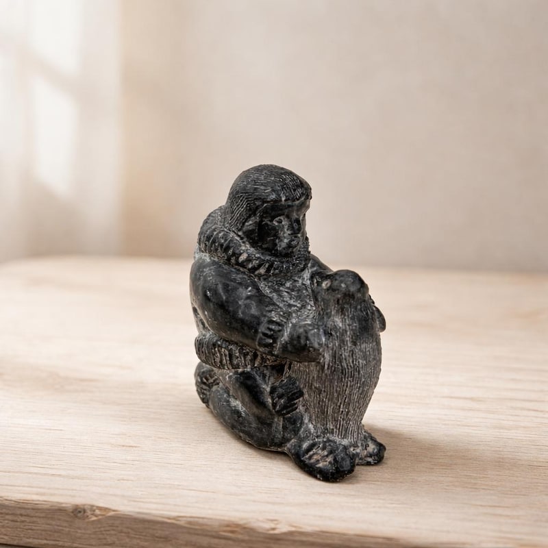 Inuit the Wolf Sculptures - Etsy