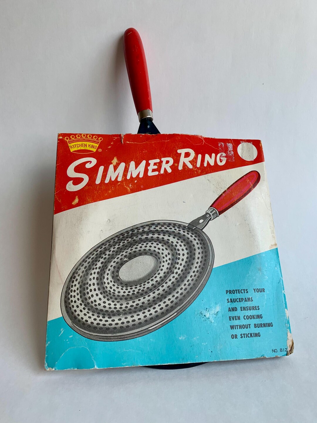 Vintage Stove Top Metal Simmer Ring Heat Diffuser Kitchen King Vintage ...