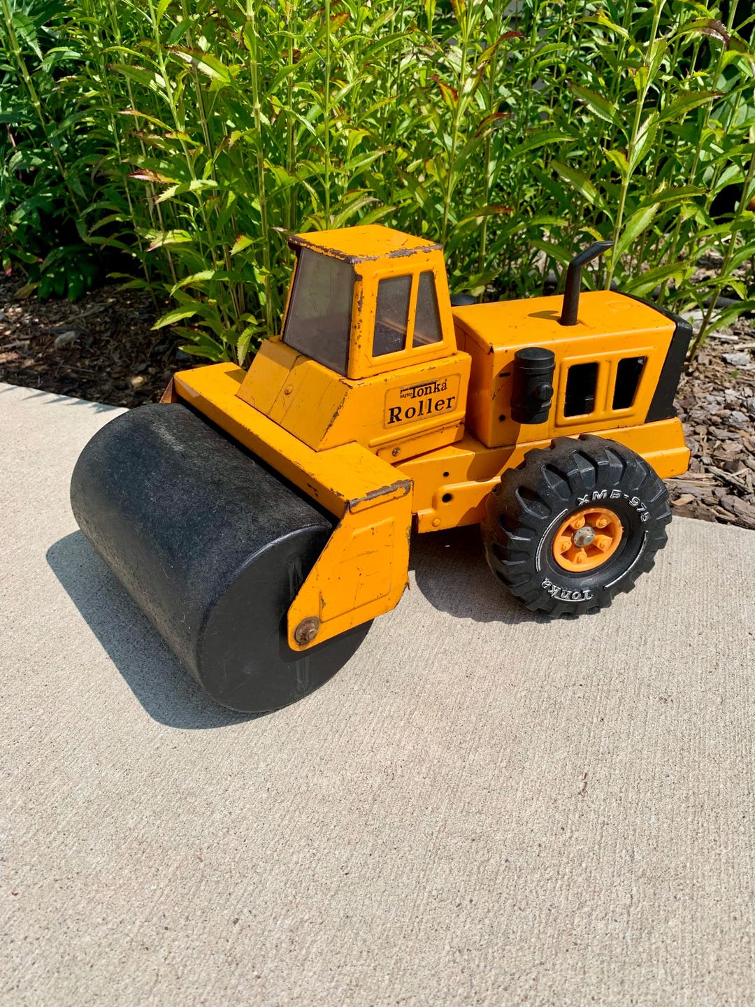Vintage Tonka Roller | 1970s | Mighty Tonka Orange Roller | No. 3910 ...