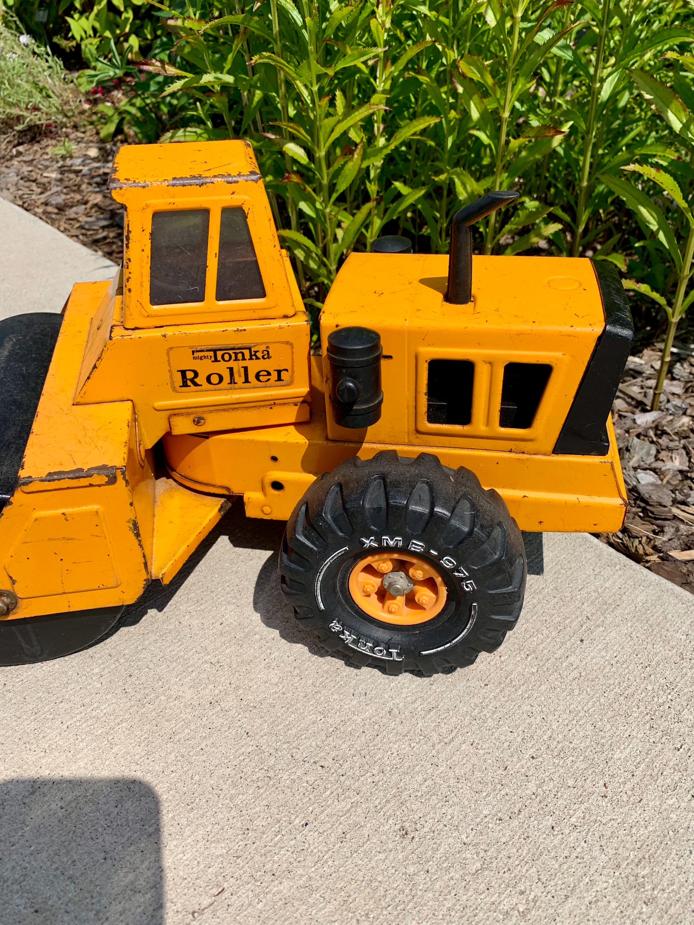 Vintage Tonka Roller 1970s Mighty Tonka Orange Roller No. 3910 Pressed ...