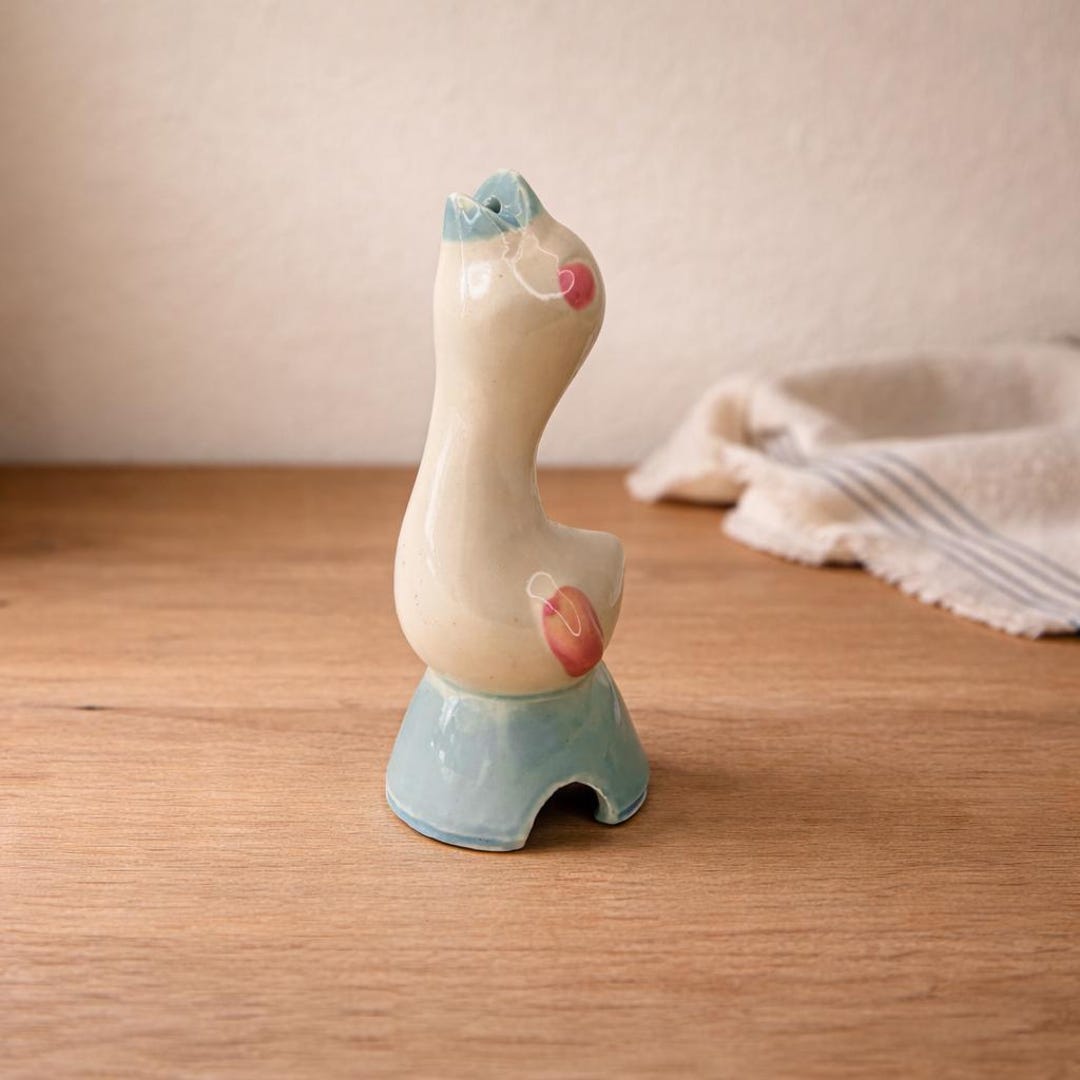 Vintage Shawnee Pottery Pie Bird, Ceramic Baking Tool, Pastel Kitchen ...