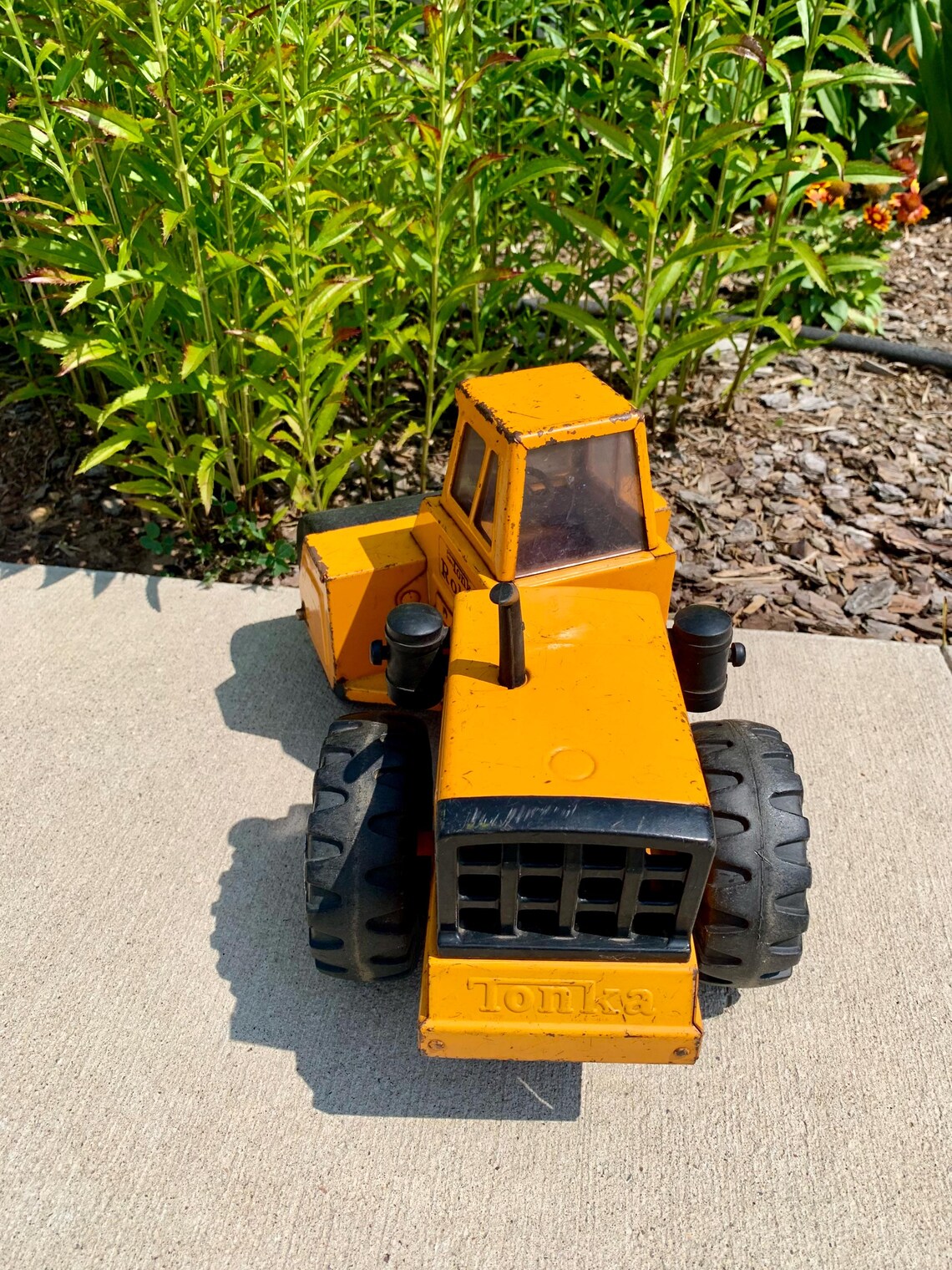 Vintage Tonka Roller 1970s Mighty Tonka Orange Roller No. 3910 Pressed ...