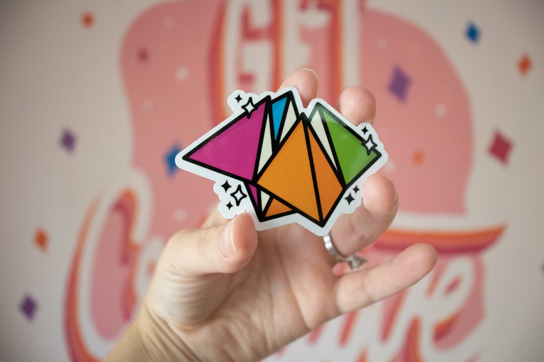 Cootie Catcher Vinyl Sticker - Etsy