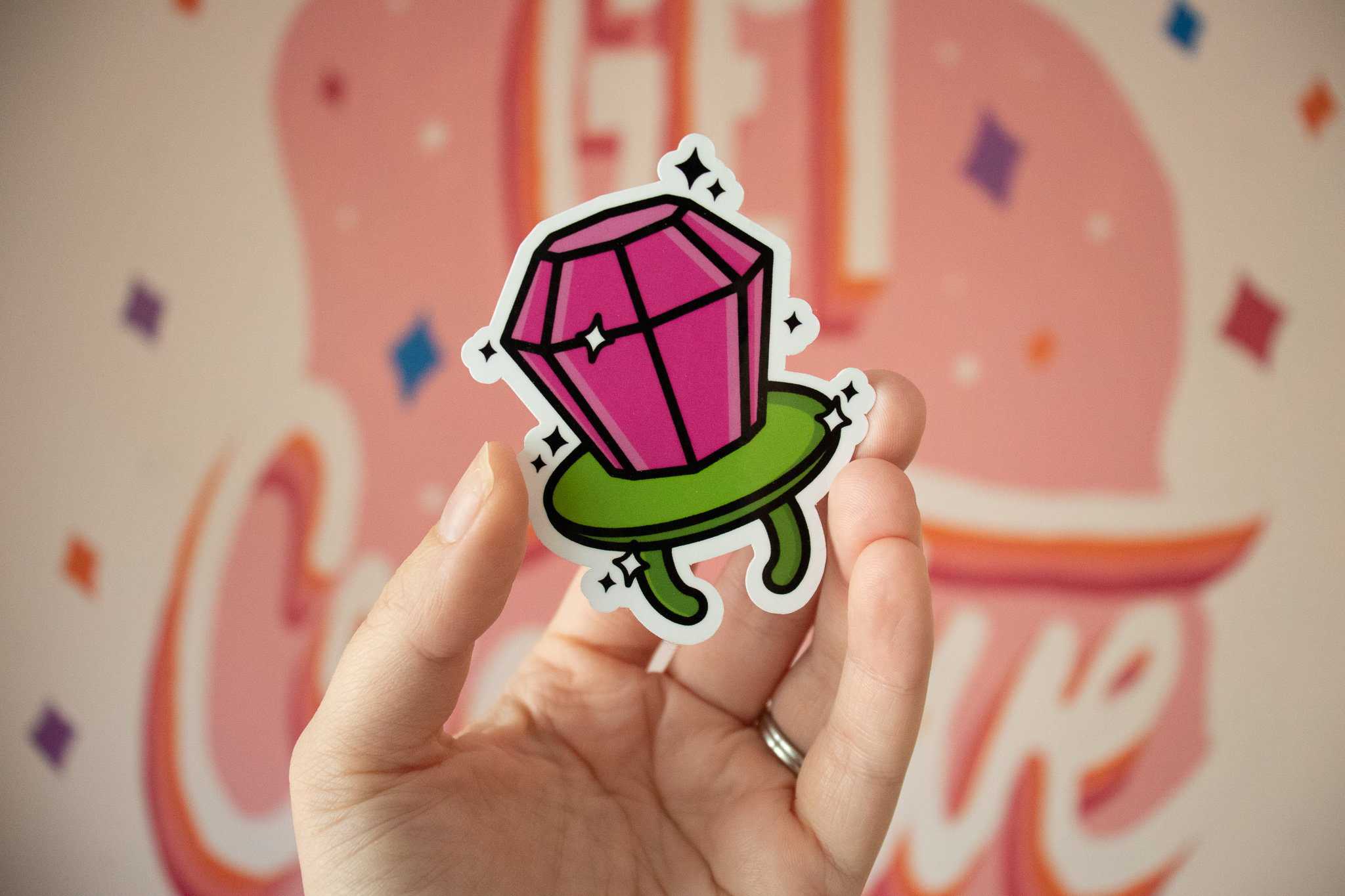 Nostalgic Ring Pop Sticker - Etsy