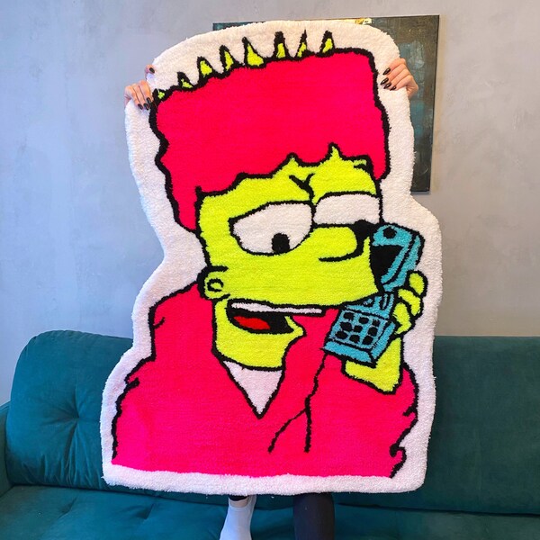 Tufting Cartoon Rug - Etsy